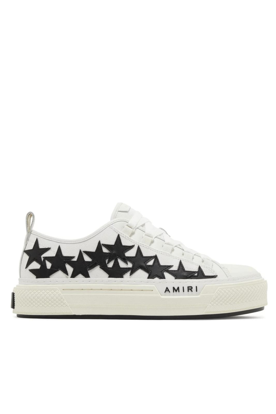 Amiri Stars Court Low 'White Black' Sneakers | Exclusiv la Finery Boutique