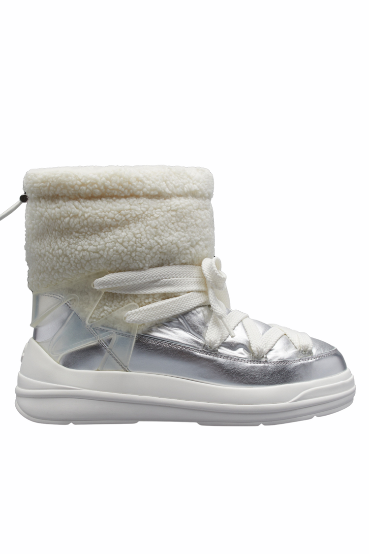 Moncler Insolux Snow Boots Silver | Exclusiv la Finery Boutique